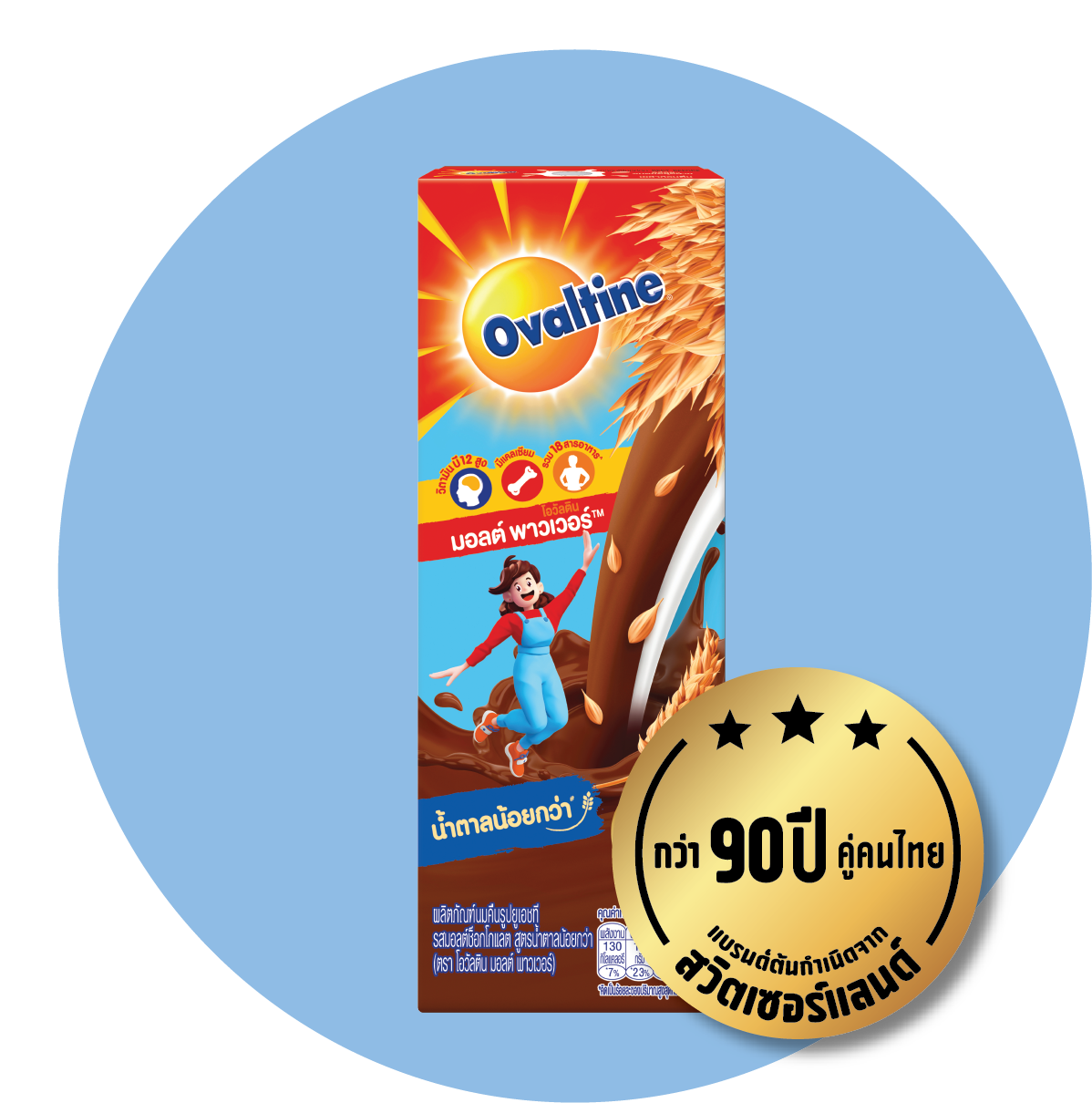 Ovaltine | เติมพลังบวกเติมความสดใสกับ โอวัลติน มอลต์พาวเวอร์